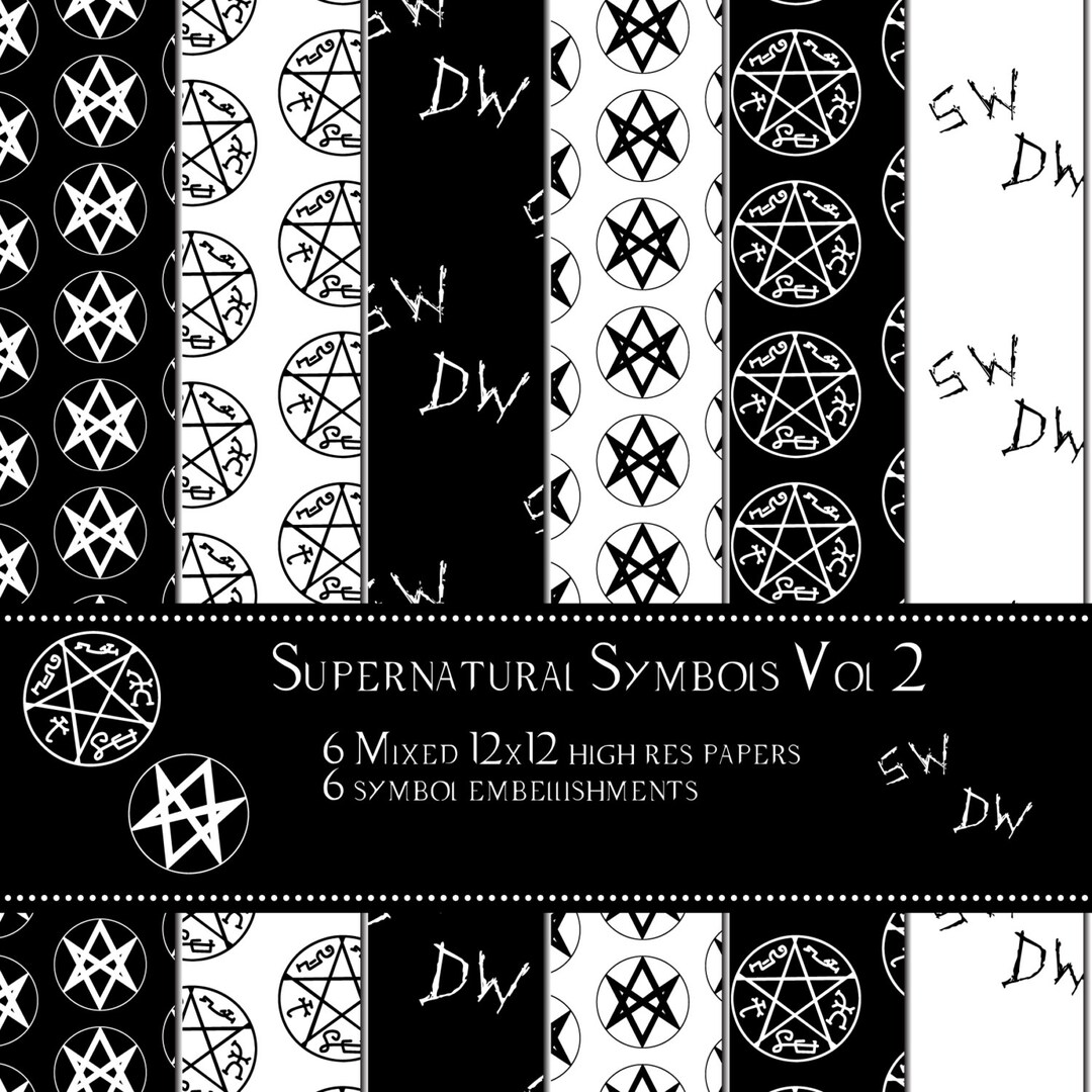 Supernatural Scrapbook Pages Vol. 2 - Etsy