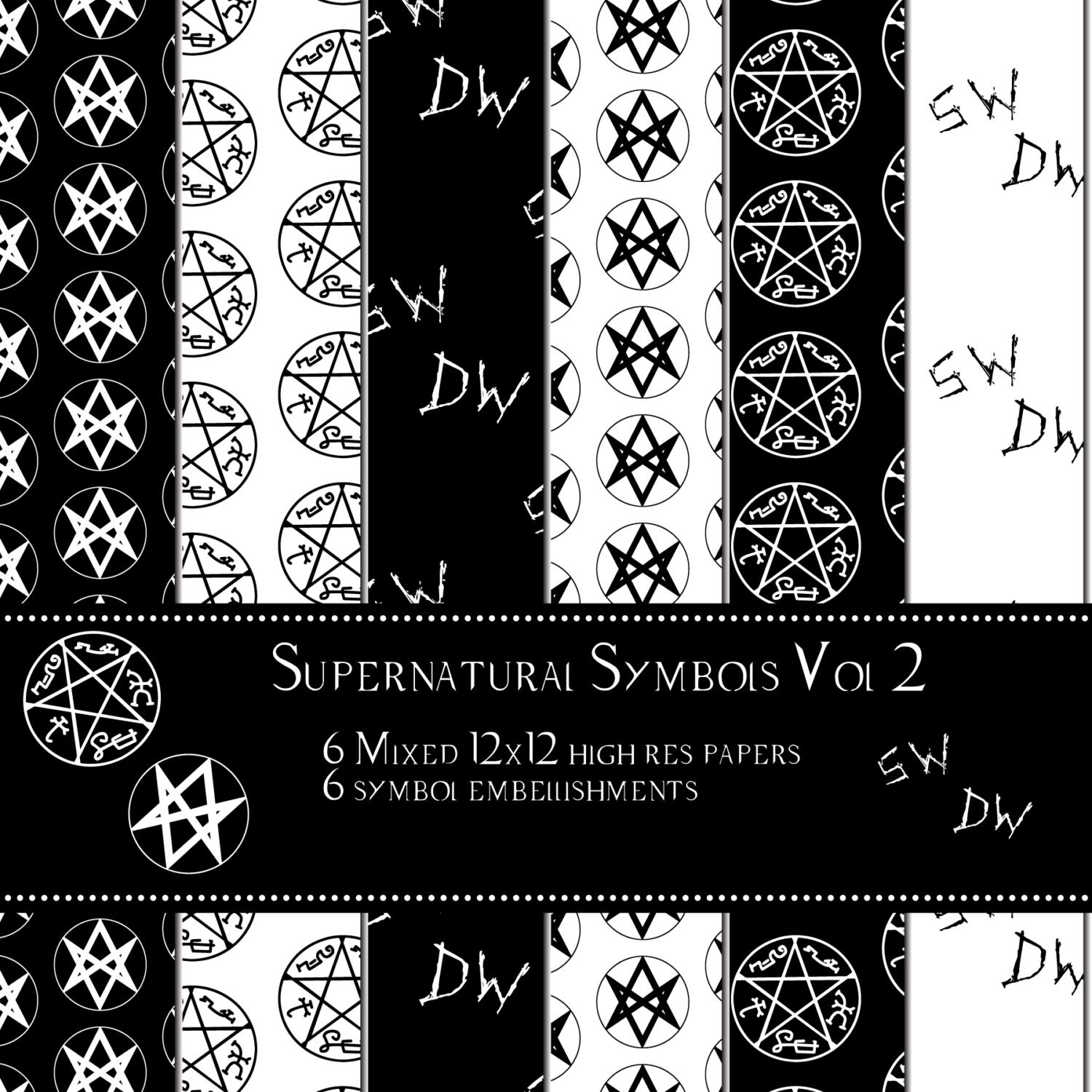 Supernatural Scrapbook Pages Vol. 2 - Etsy