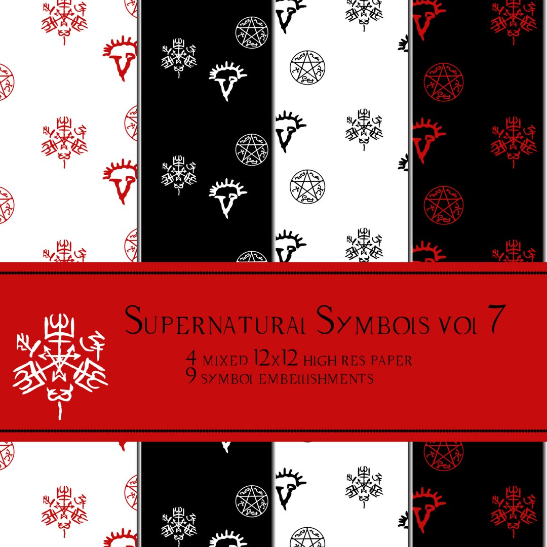 Supernatural Scrapbook Pages Vol. 7 - Etsy