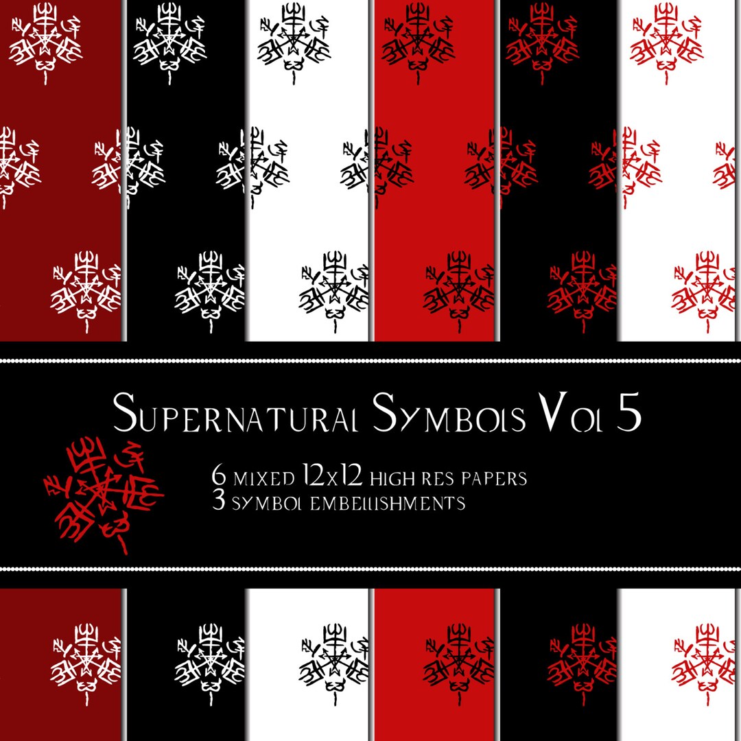 Supernatural Scrapbook Pages Vol. 5 - Etsy