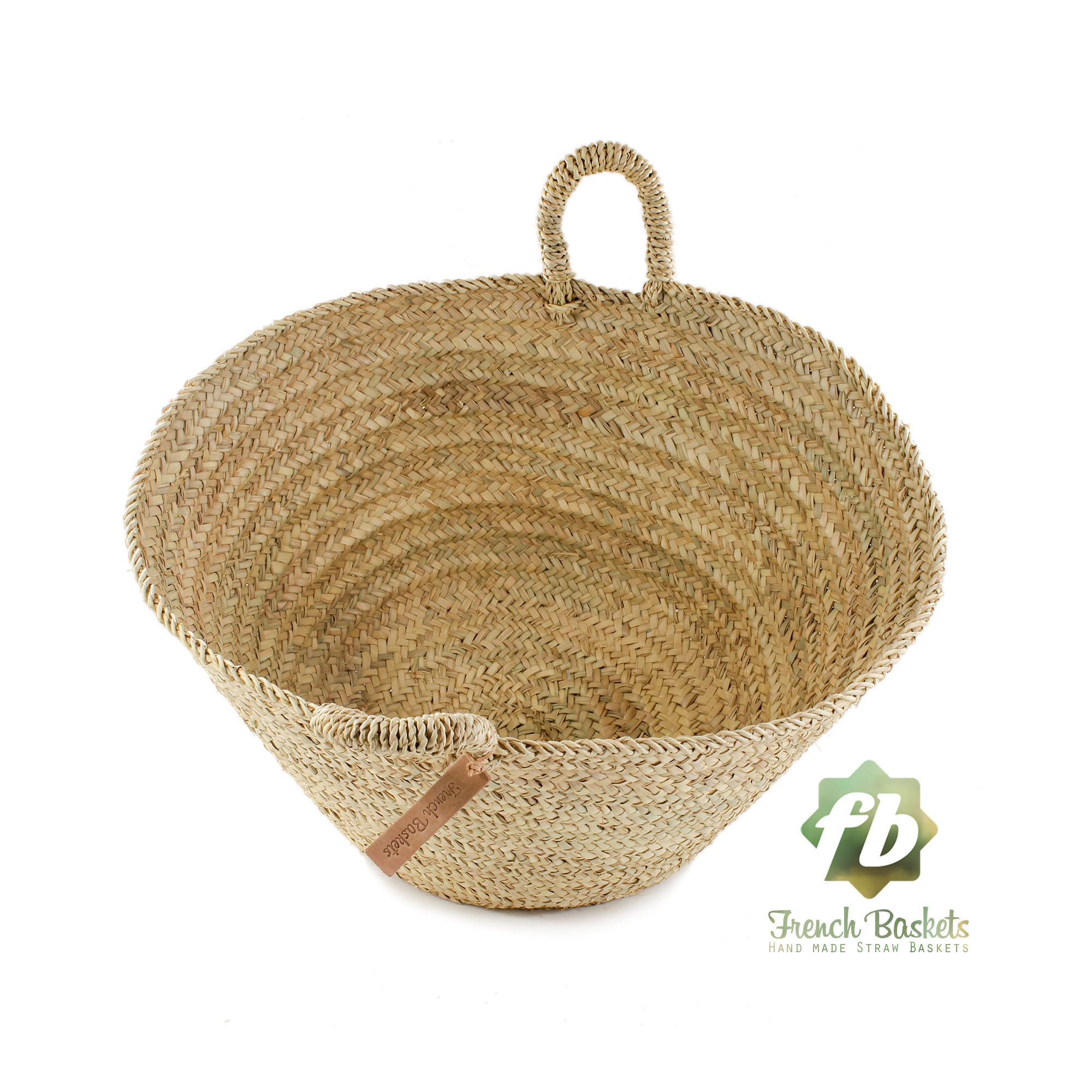 Farmer's Market Palm Baskets Big Size French Basket Farm - Etsy