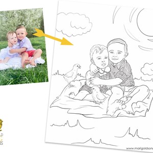 Custom Coloring Pages From Photo Custom Coloring Page Custom Coloring ...