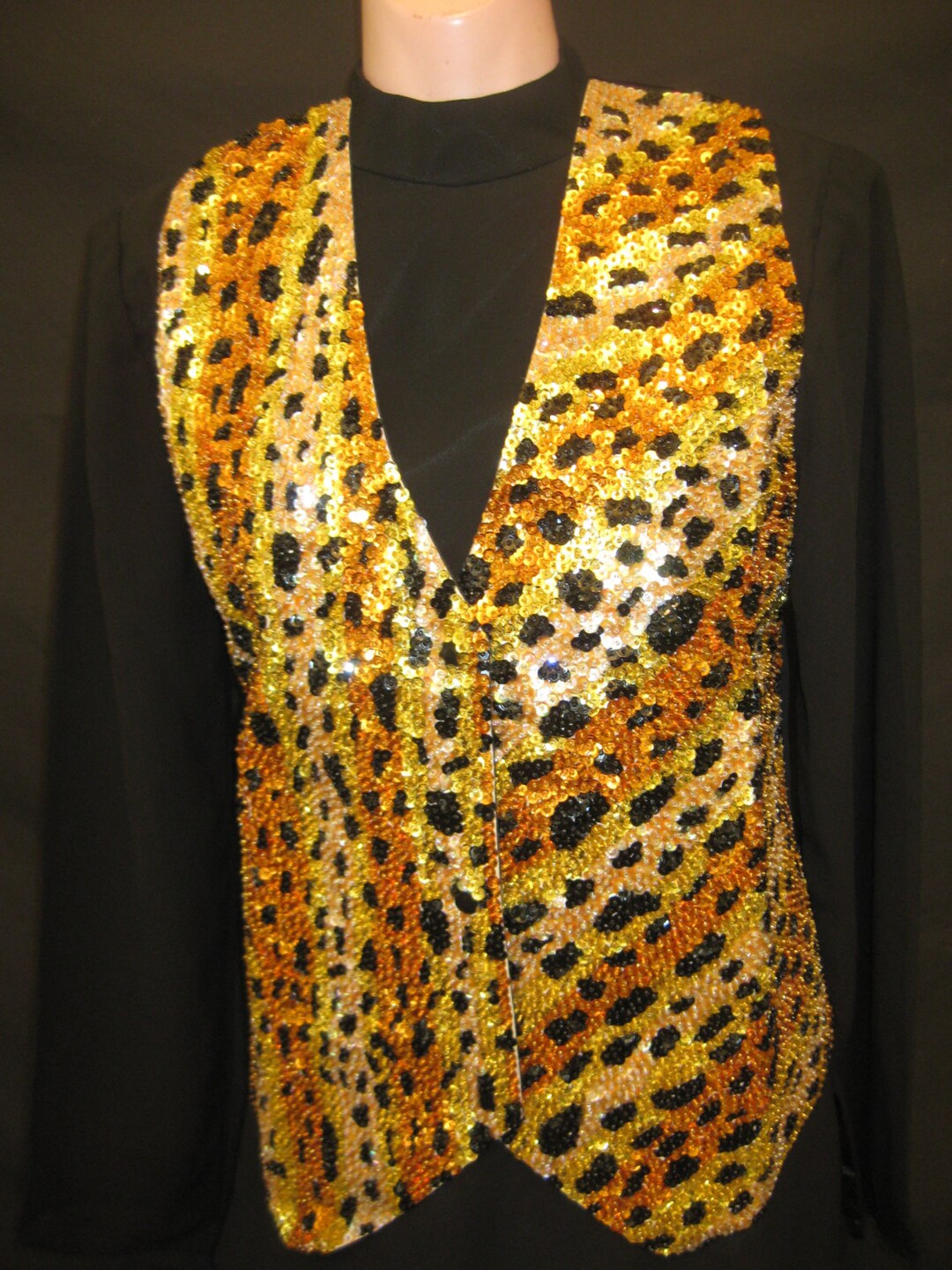 Leopard Vest #179 - Etsy