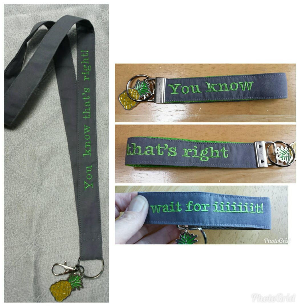 Psych Inspired Wristlet Keychain OR Lanyard - Etsy