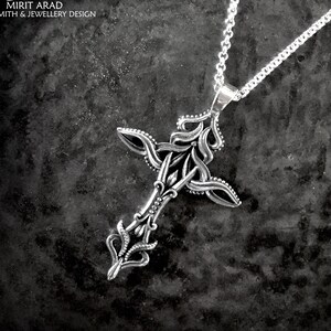 Indian Style Cross Pendant, Filigree Cross, Religious Pendant, Asian ...