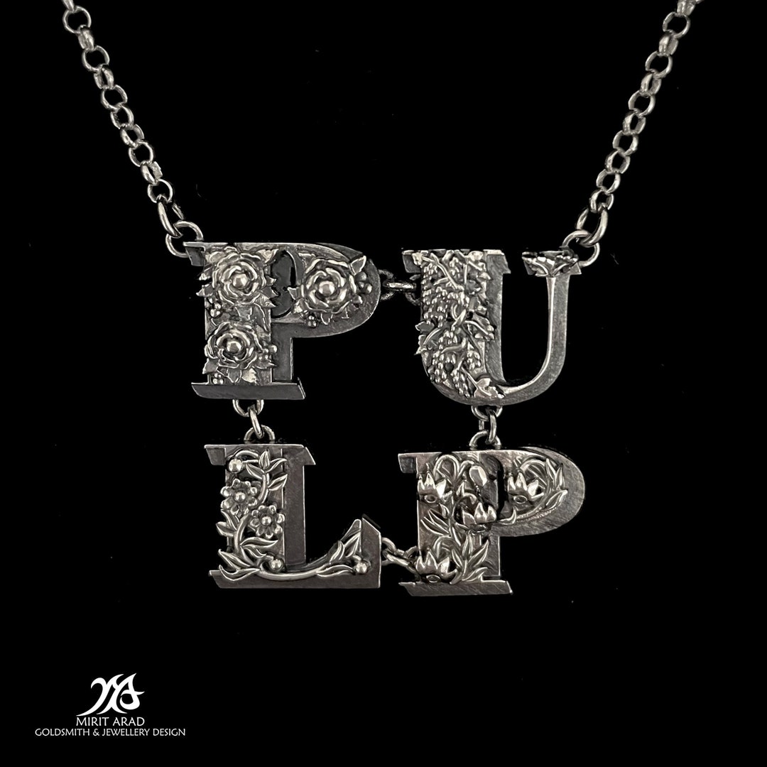 PULP We Love Life Art Jewelry, Rock Band Pendant, Letters Pendant ...
