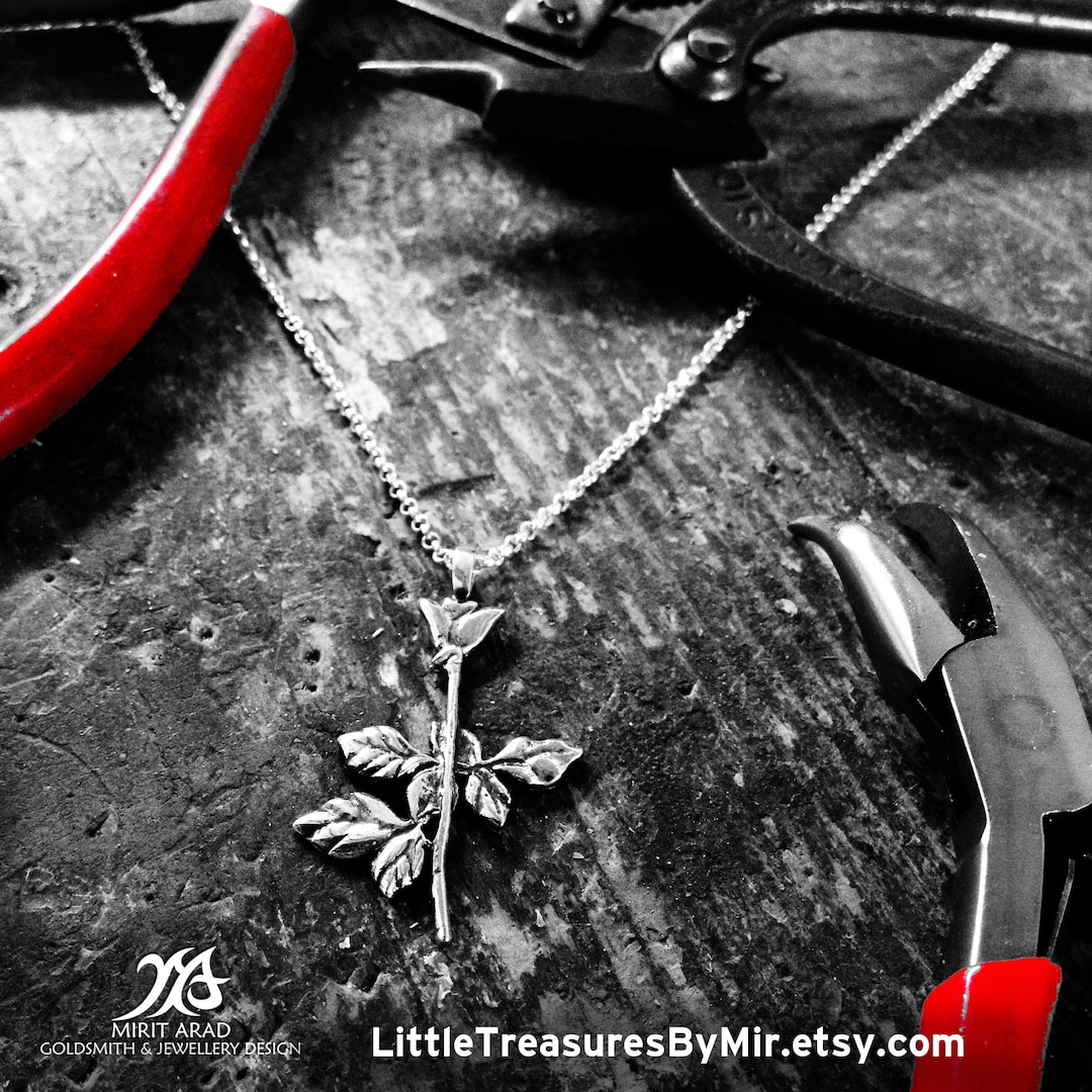 Depeche Mode Violator Rose Sterling Silver Hand Carved Pendant ...