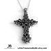 Victorian Cross Pendant, Filigree Cross, Religious Pendant, Gothic ...