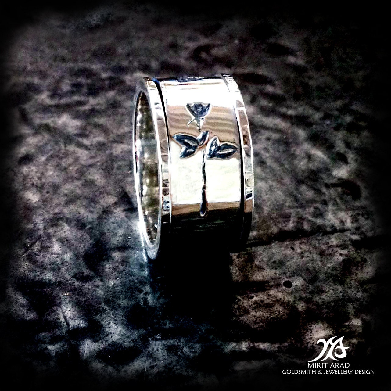 Depeche Mode Ring Wide Icons Spinner Ring Rose Ring - Etsy