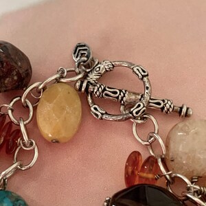 Silpada Cha Cha Multi Gemstone Bracelet. Sterling Silver. - Etsy