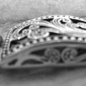 Silpada Paisley Filigree Pendant on Black Leather Cord. Sterling Silver ...