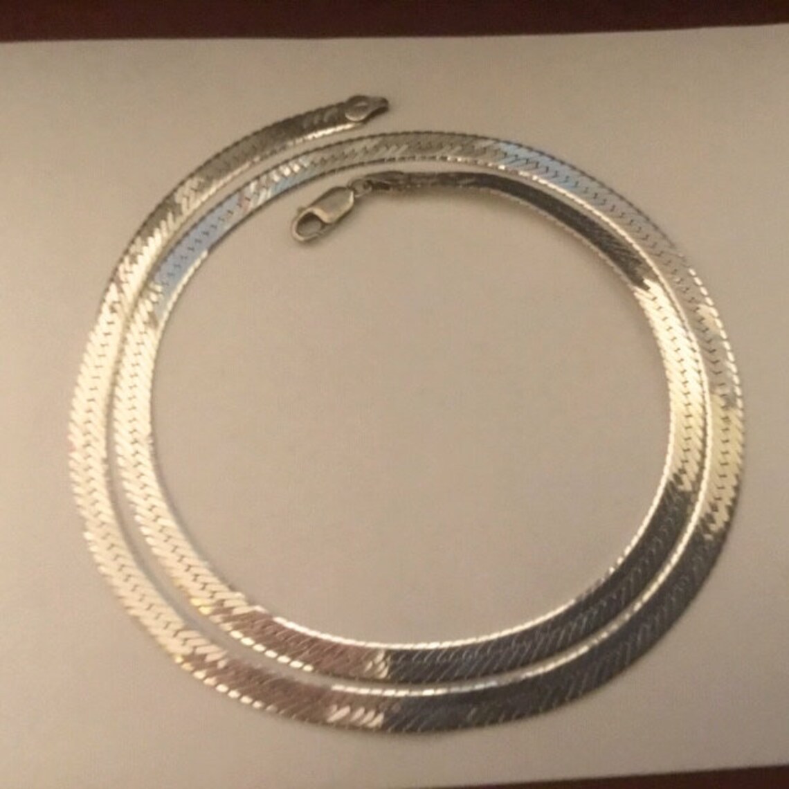 Herringbone Chain. Sterling Silver. | Etsy
