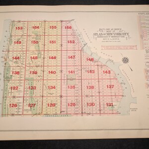1916 Harlem Upper Manhattan, Manhattanville, Columbia, Morningside ...