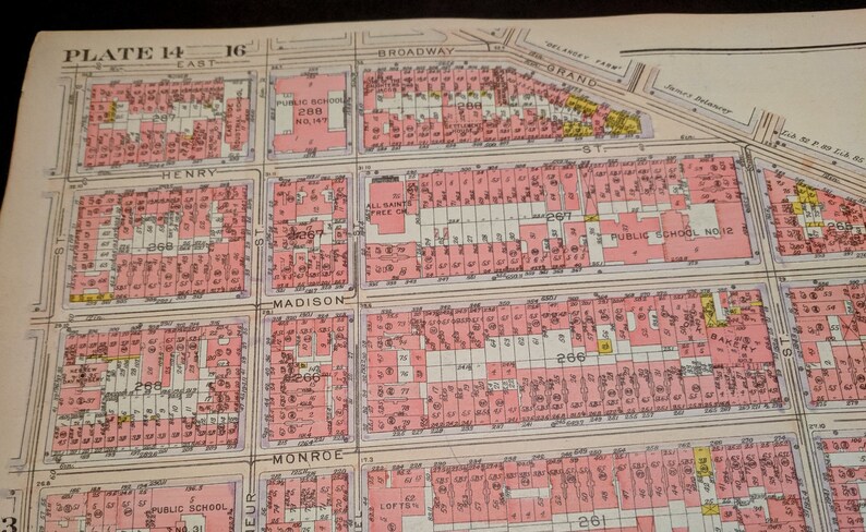 1916 Lower East Side Manhattan. Corlears Hook Park - Etsy