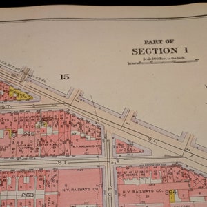 1916 Lower East Side Manhattan. Corlears Hook Park, Williamsburg Bridge ...