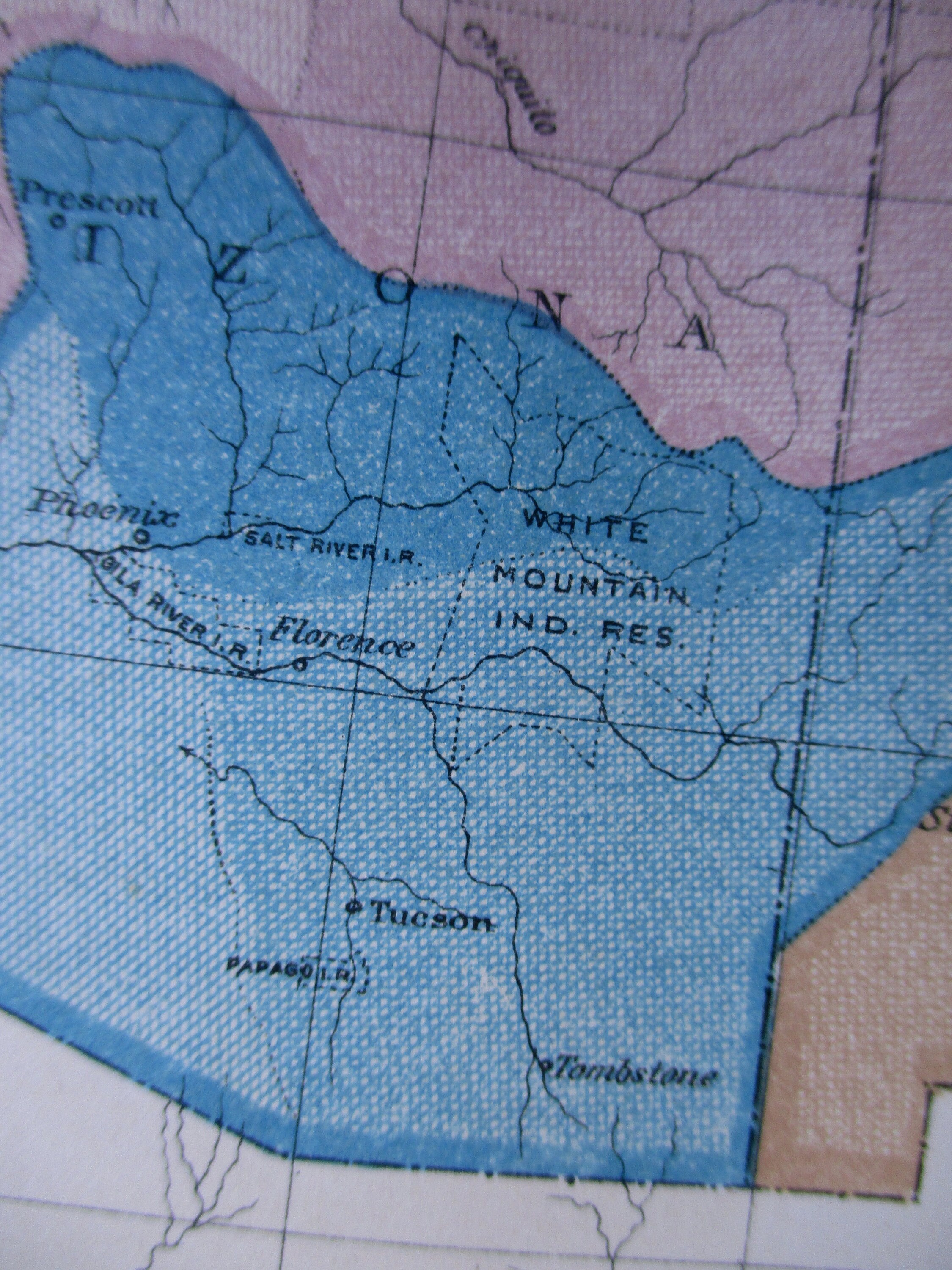 1890 Western United States America Arid Region. Superb Antique Map ...