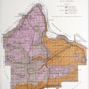 1901 Dakota County Minnesota MN West St. Paul, Mendota, Inver Grove ...