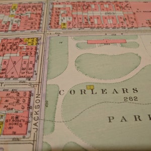 1916 Lower East Side Manhattan. Corlears Hook Park, Williamsburg Bridge ...