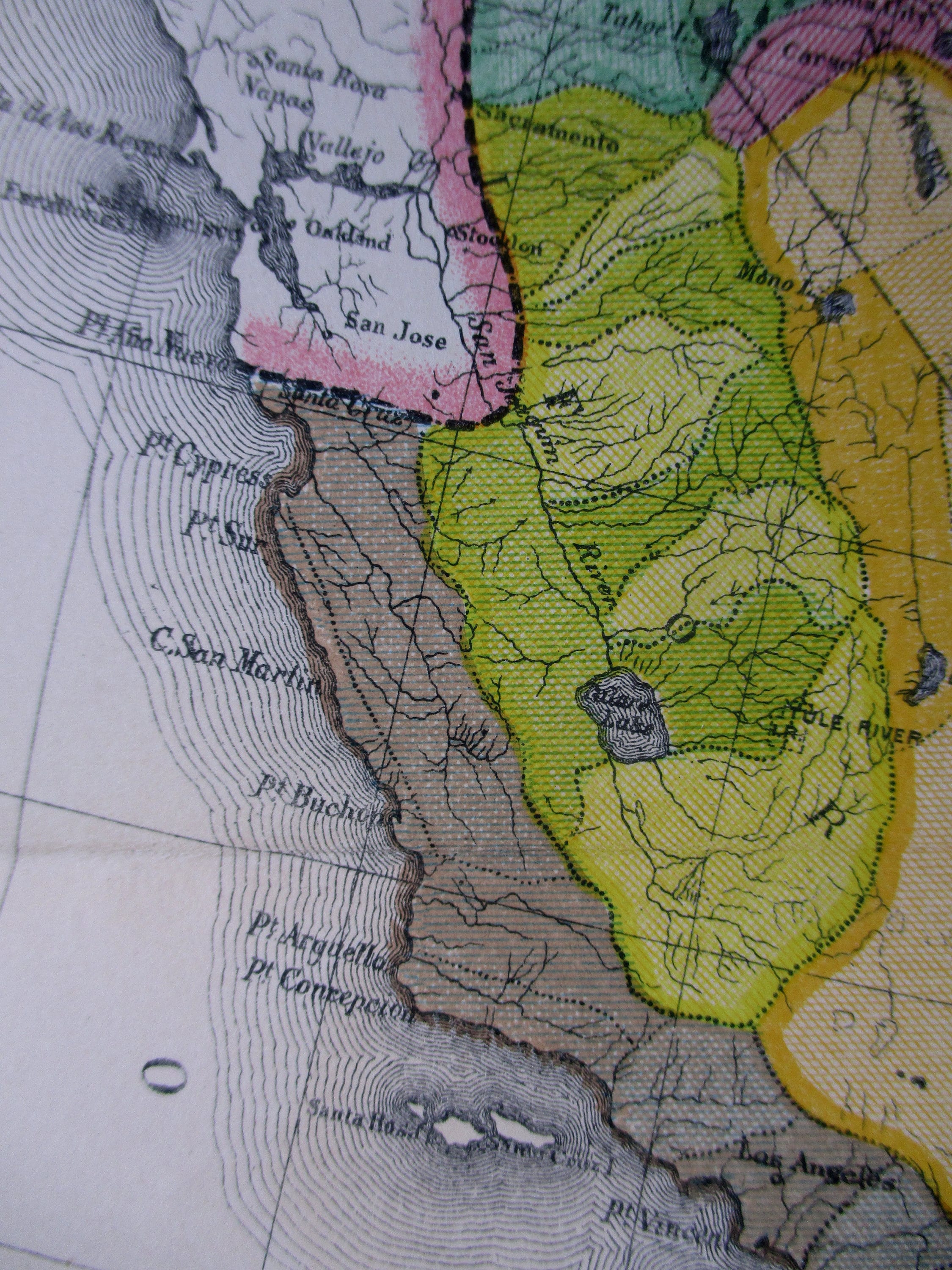 1890 Western United States America Arid Region. Superb Antique Map ...