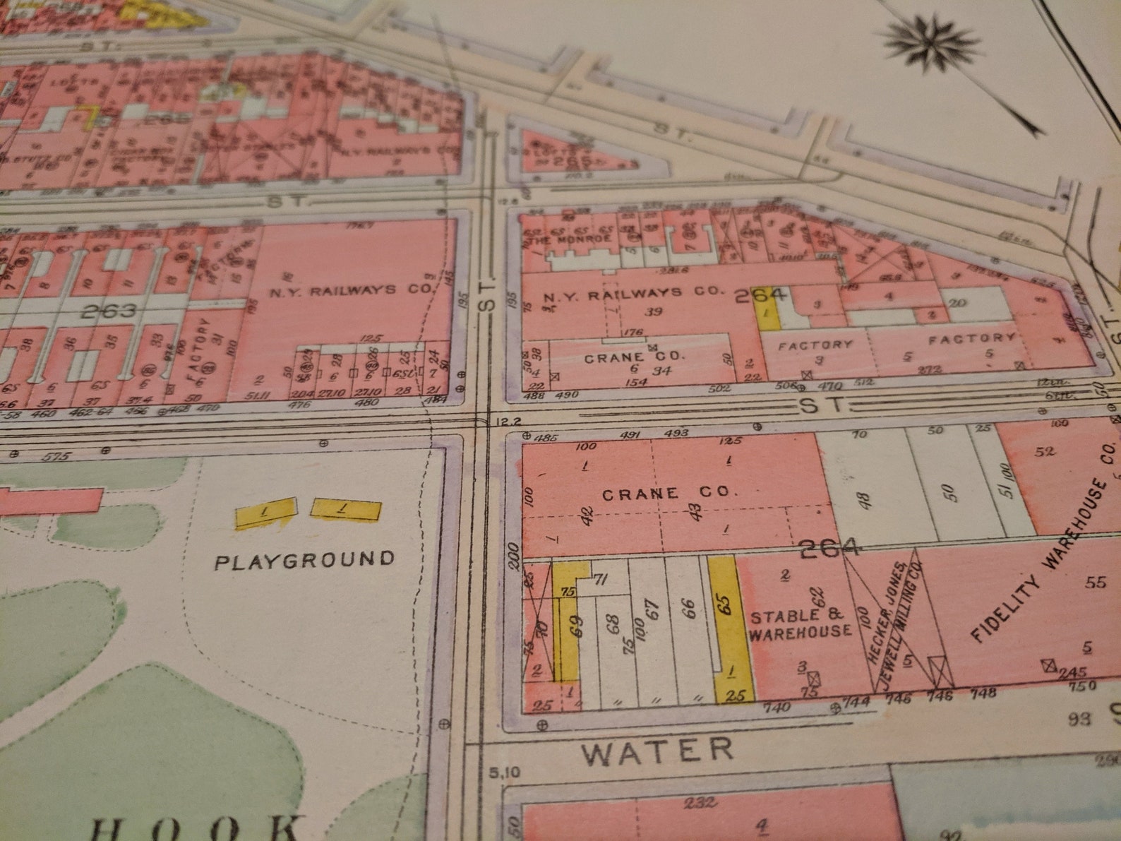 1916 Lower East Side Manhattan. Corlears Hook Park - Etsy