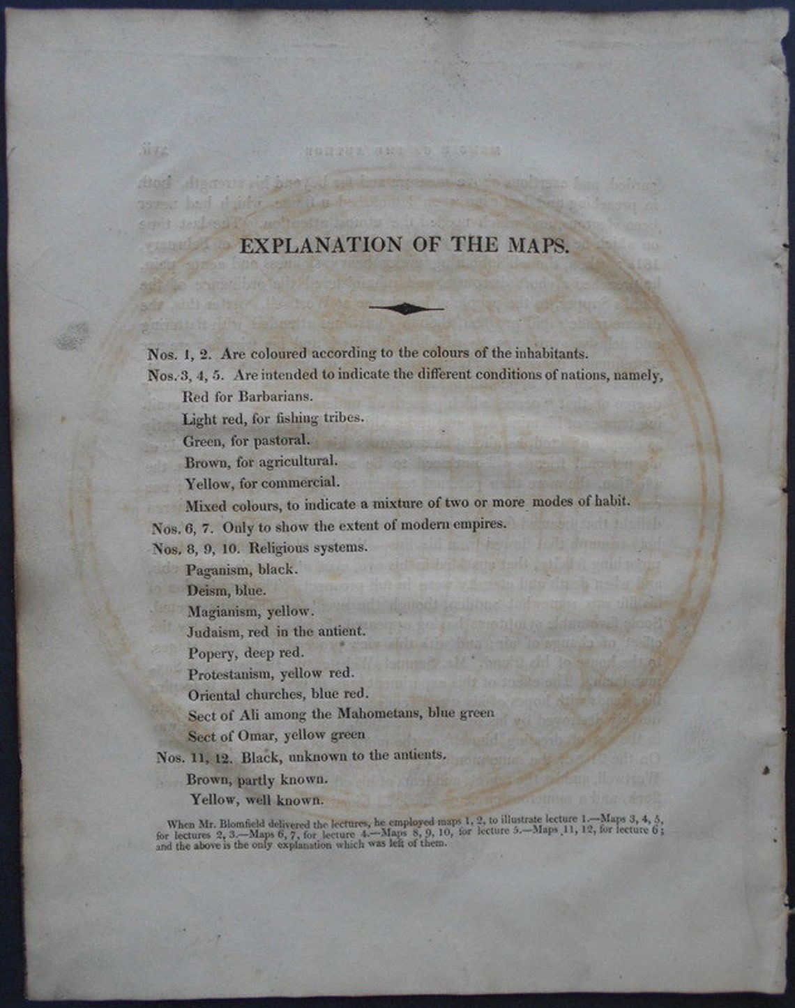 1819 Eastern Hemisphere World Map, modern Empires. Antique Handcolored ...