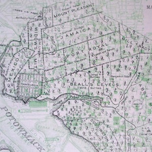1950 Washington, DC Map. District of Columbia, Georgetown, Potomac ...