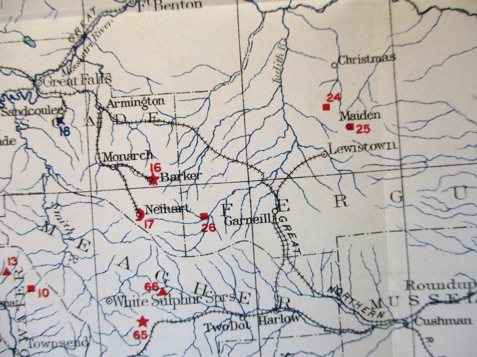 1912 Montana Mining Districts Gold Silver Copper Mines - Etsy