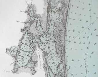 Copano Bay Map - Etsy