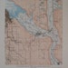1908 Tacoma Washington Antique Map: Puyallup & Stuck Rivers, Puget ...