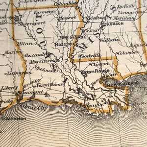 1875 United States Map With Inset Map of Alaska. Large Original ...