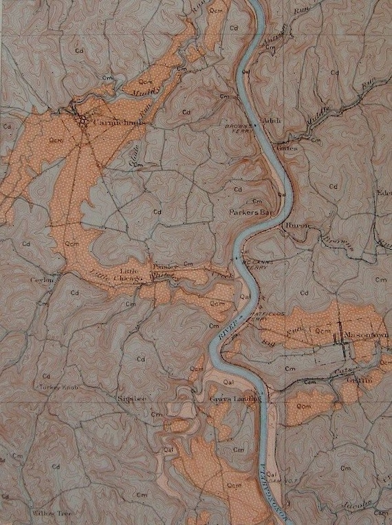 Monongahela River Map