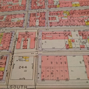 1916 Lower East Side Manhattan. Corlears Hook Park, Williamsburg Bridge ...