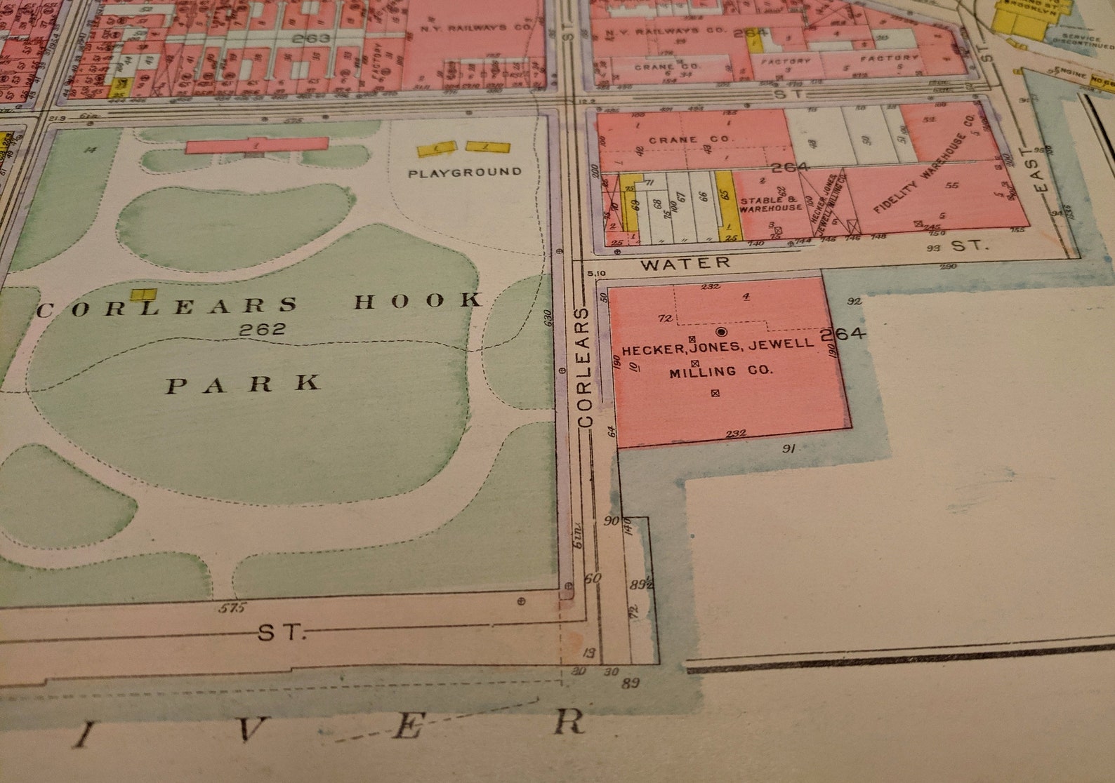 1916 Lower East Side Manhattan. Corlears Hook Park - Etsy