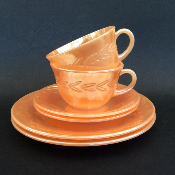 Peach Luster Ware - Etsy