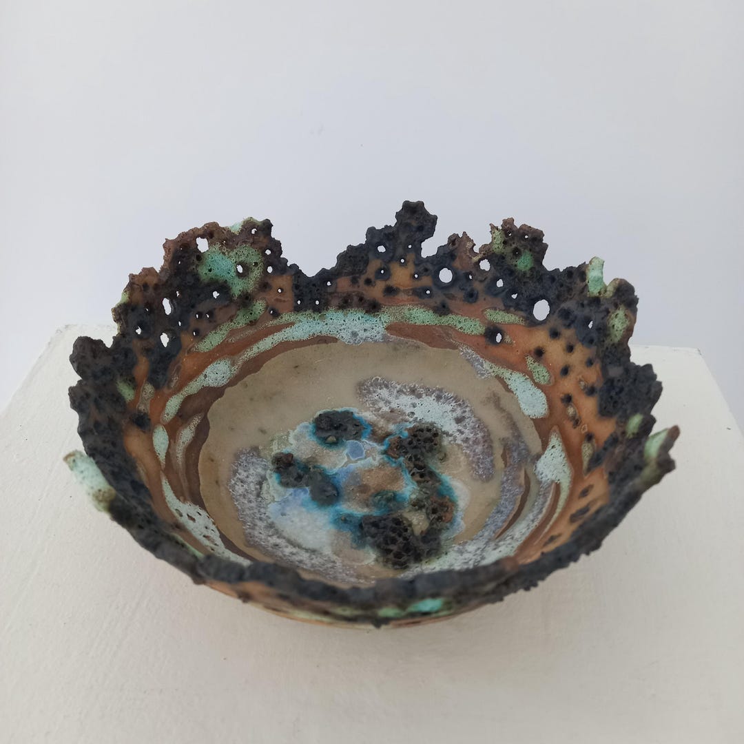 Rockpool Bowl, Ocean Theme Ceramics, Sea Inspired Sculpture, Sea Glass ...