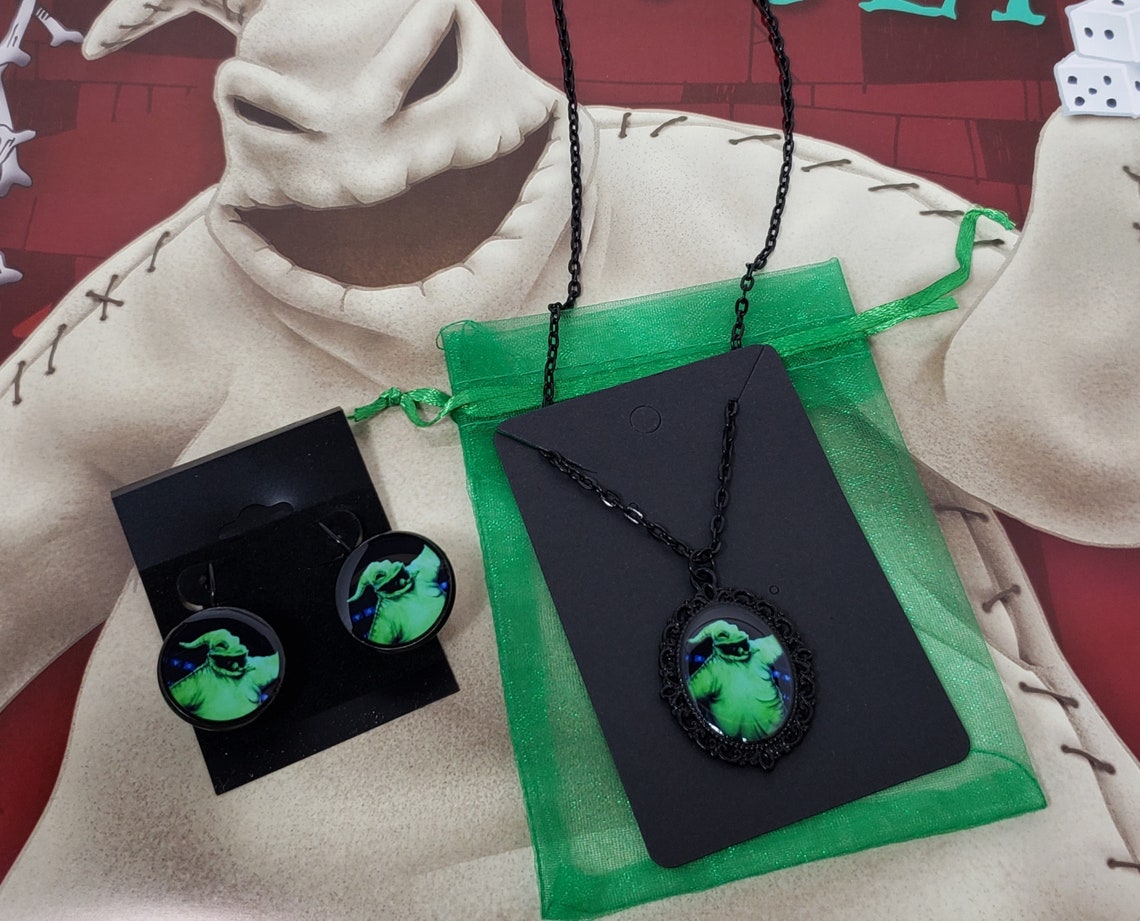 The Nightmare Before Christmas Oogie Boogie Necklace and | Etsy