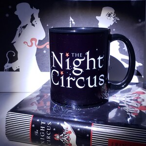 The Night Circus Coffee Cup, Night Circus, Marco and Celia, Red Scarf ...