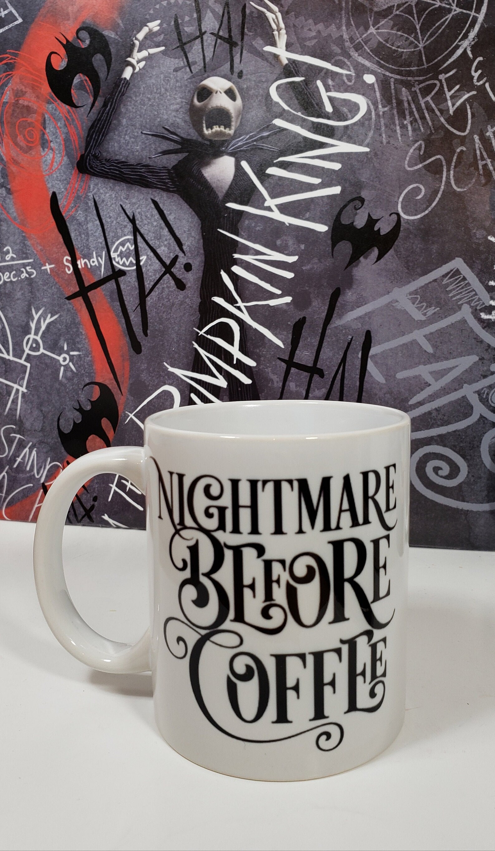 Nightmare Before Coffee Mug Nightmare Before Christmas Coffee | Etsy