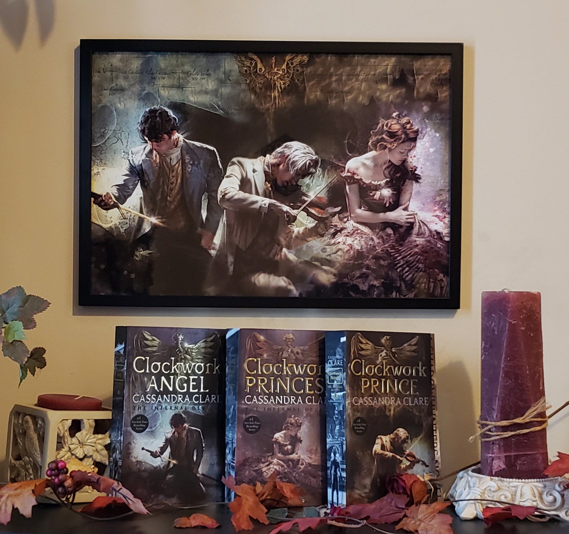 The Infernal Devices Graphic Image Print Clockwork Angel | Etsy