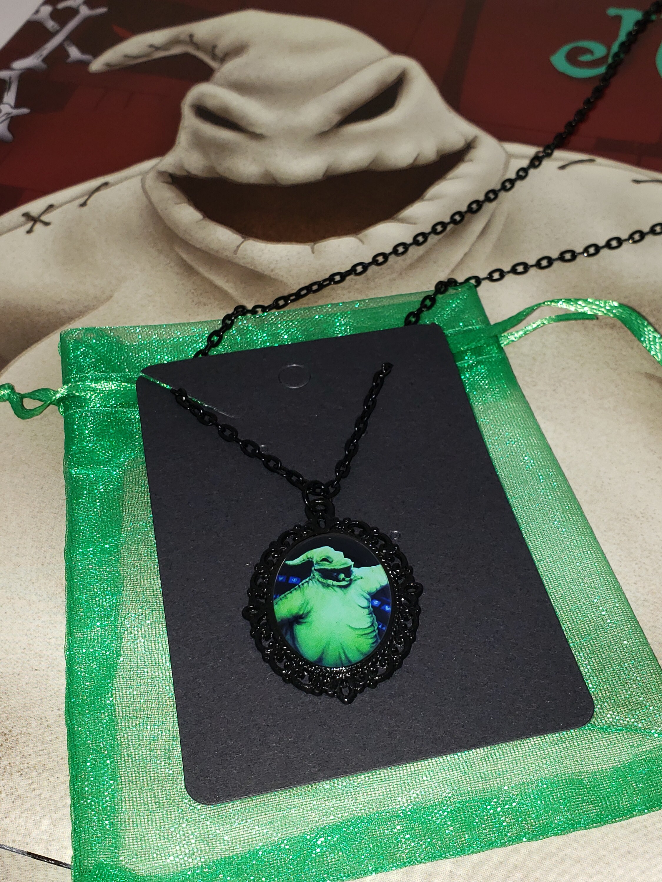 The Nightmare Before Christmas Oogie Boogie Necklace and | Etsy