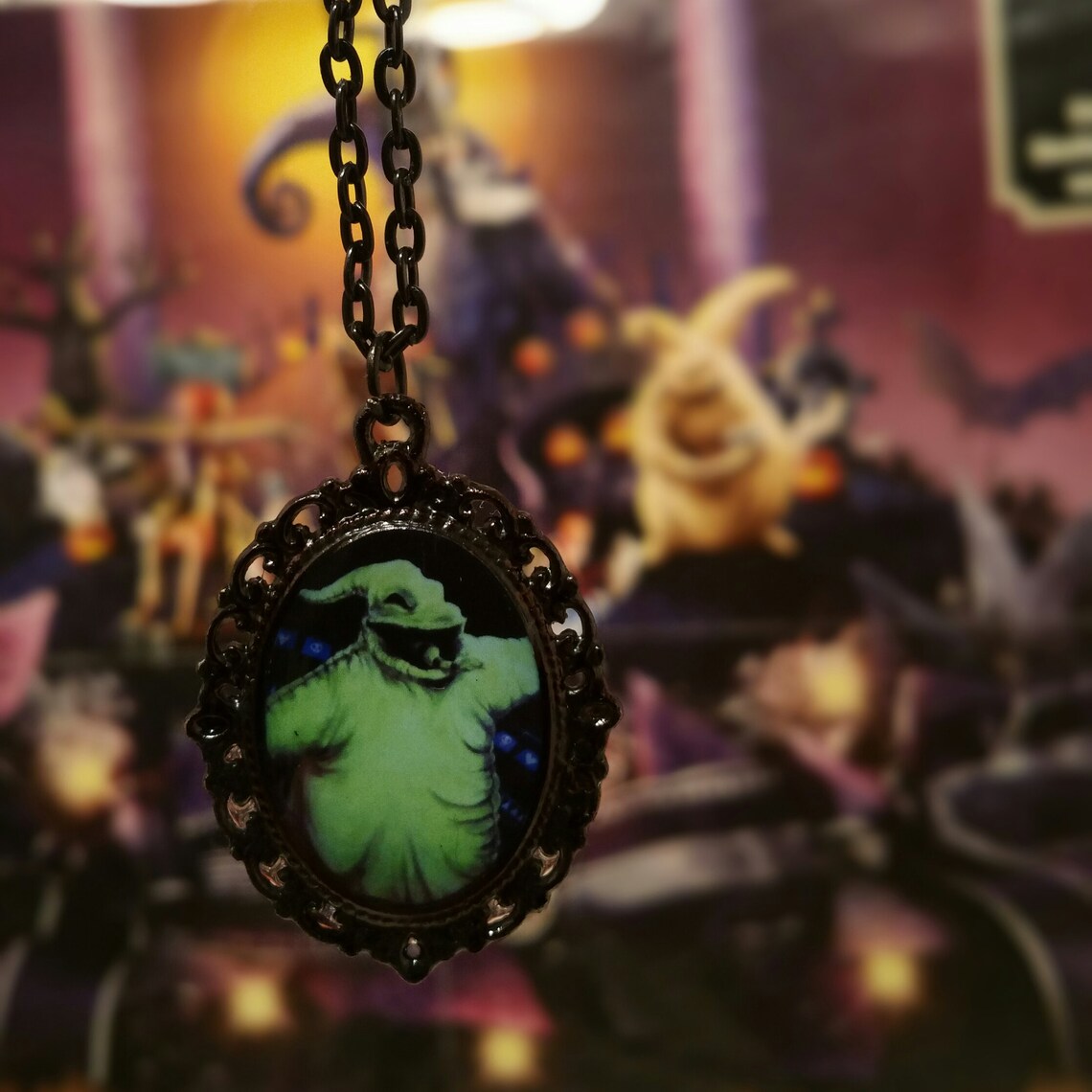 The Nightmare Before Christmas Oogie Boogie Necklace and | Etsy