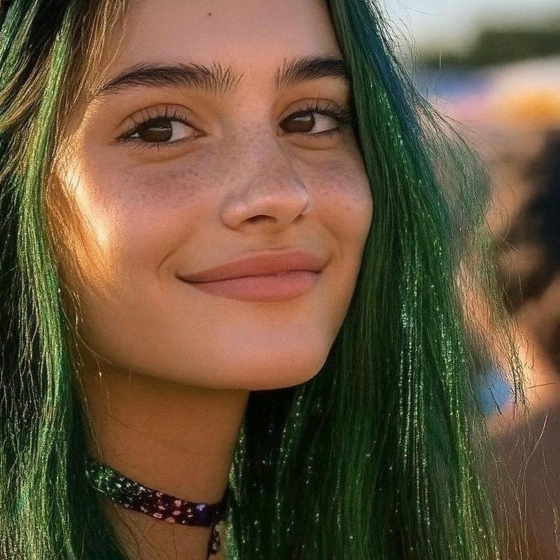 Lime Hair Tinsel - Etsy