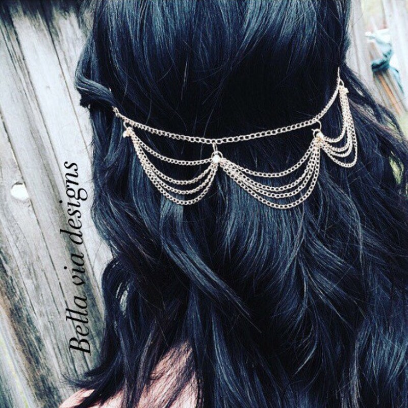 Hair Chain Jewelry - Etsy