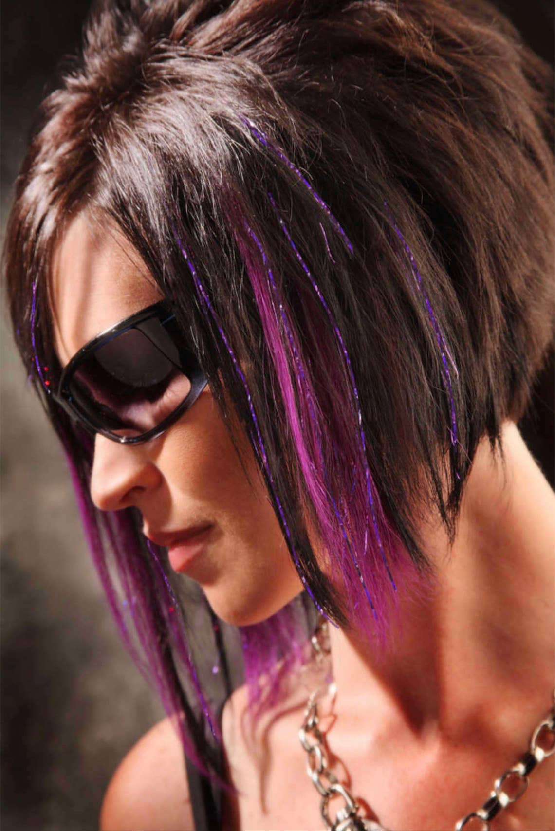 Rainbow Hair Tinsel Extensions Tinsel Summer Hair Accessory | Etsy