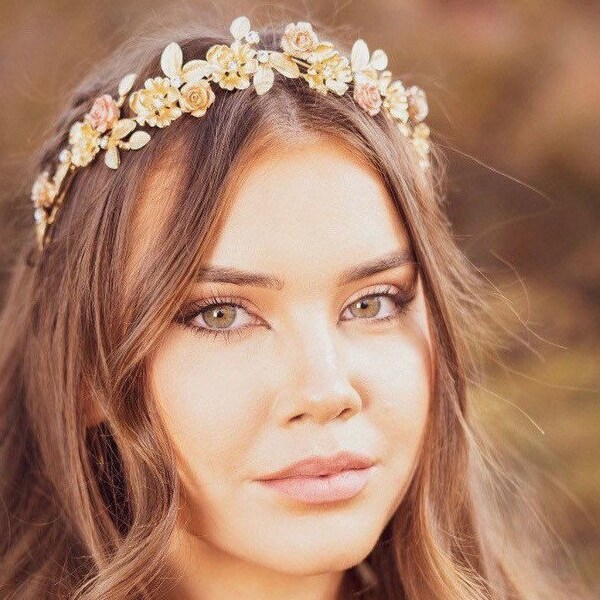 Hippie Flower Headband - Etsy
