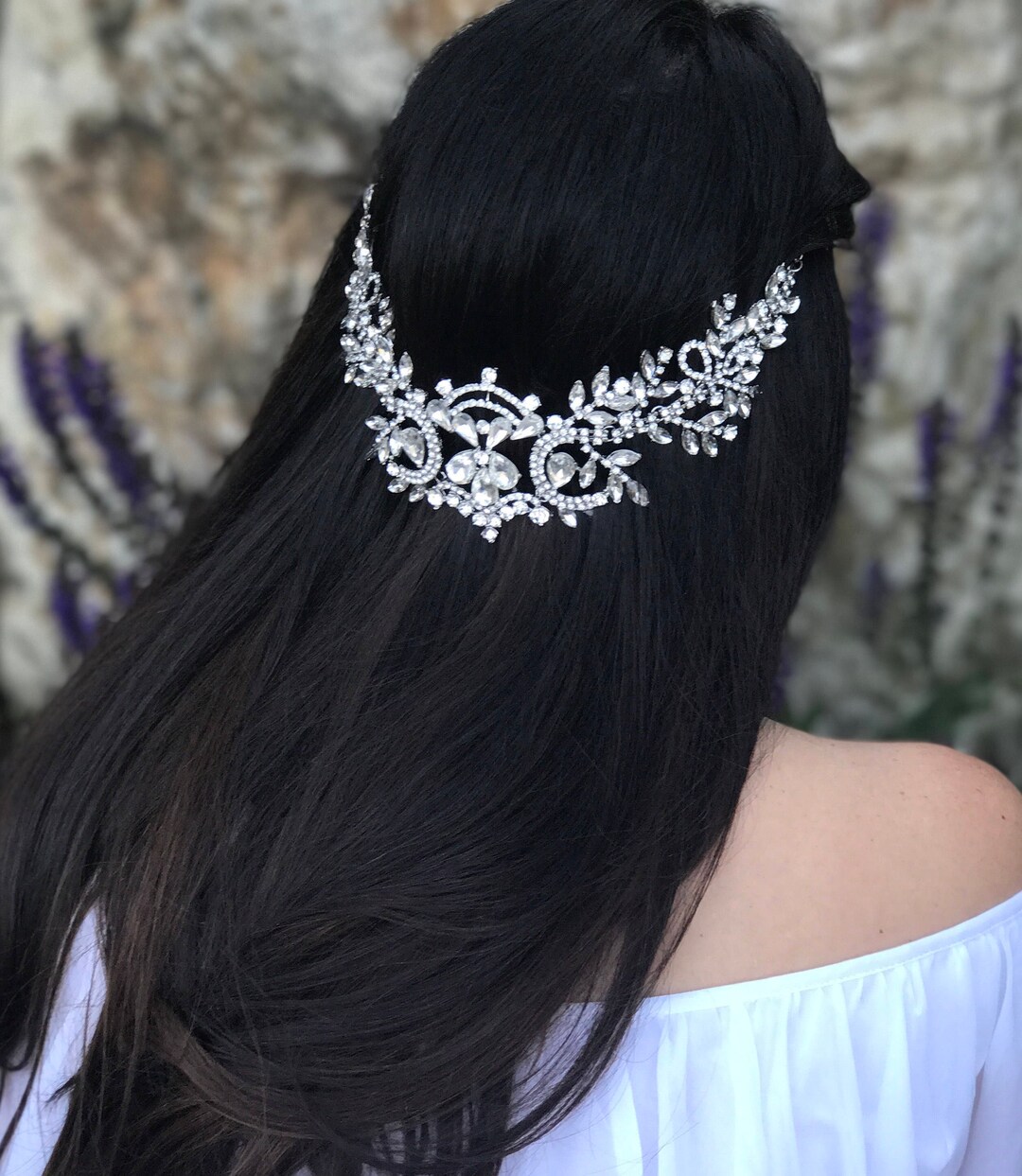 Vintage Inspired Rhinestone Hair Accessory, Unique Design for the ...