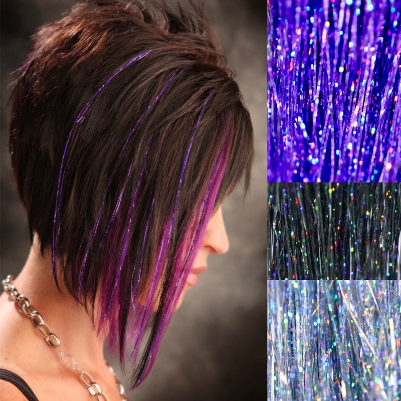 Purple Hair Extensions - Etsy
