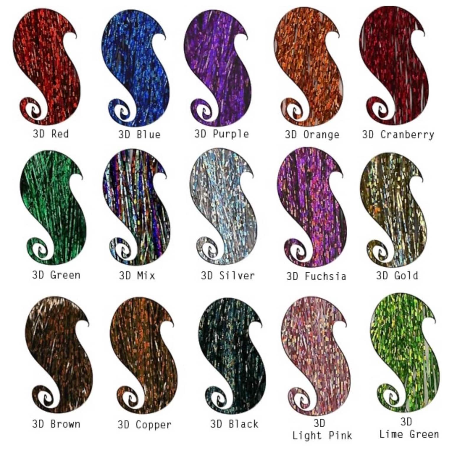 Shimmering Highlights Hair Tinsel- Sparkly Extensions Fairy Hair - Etsy
