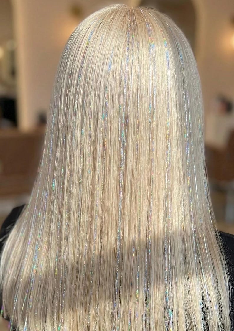 Shimmer & Shine Hair Tinsel, 3 Lengths 17+ Vibrant Fairy Hair Colors - Etsy