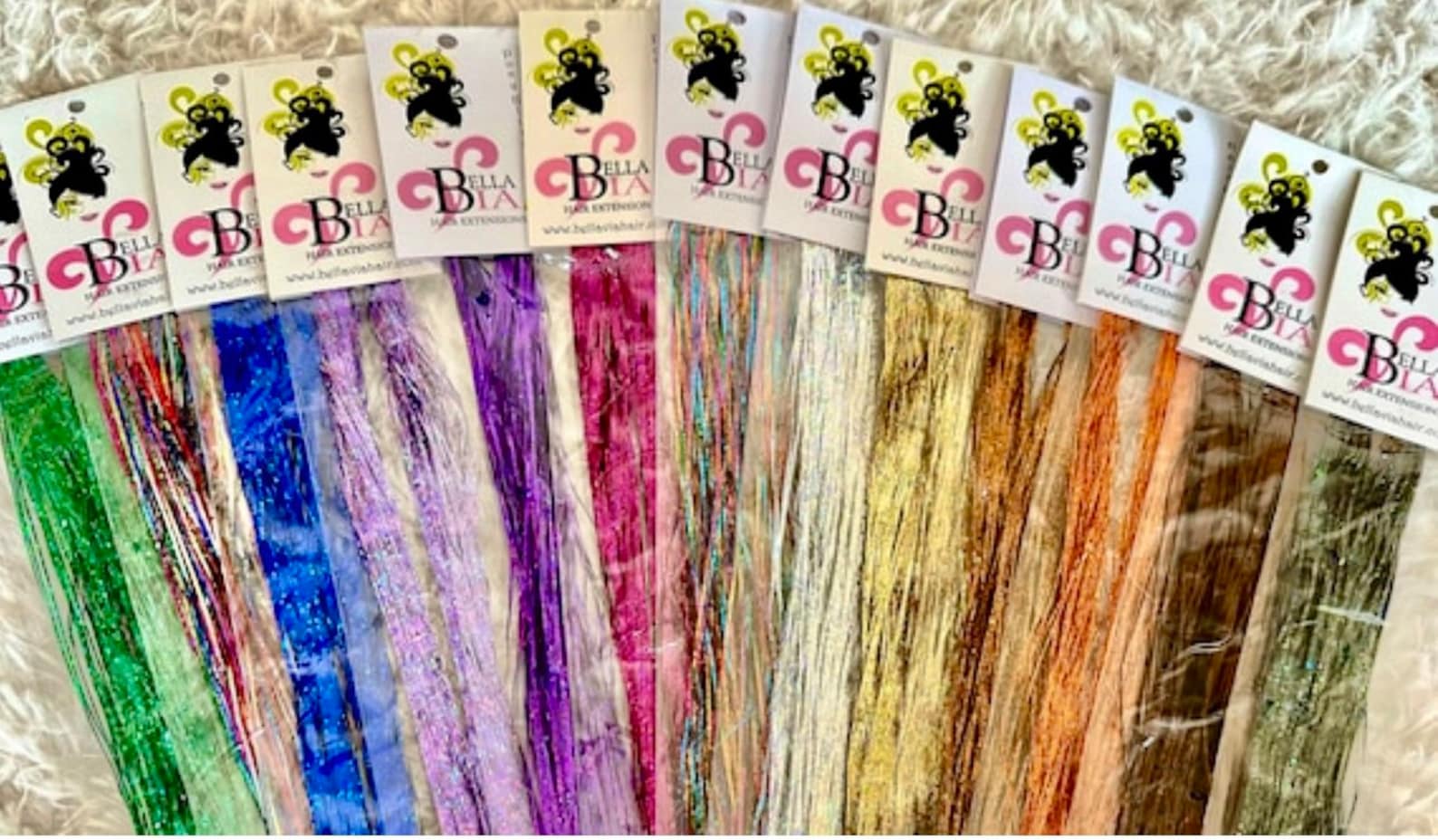 Sparkly Glitter Strands for Fairies, Hair Tinsel Fairy Hair, Bling Hair ...